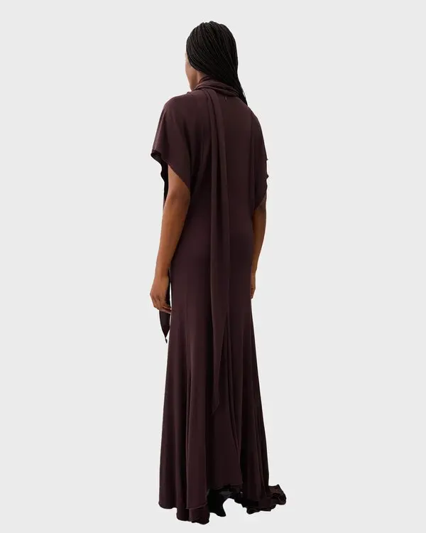 Rodebjer Lou Draped Maxi Dress
