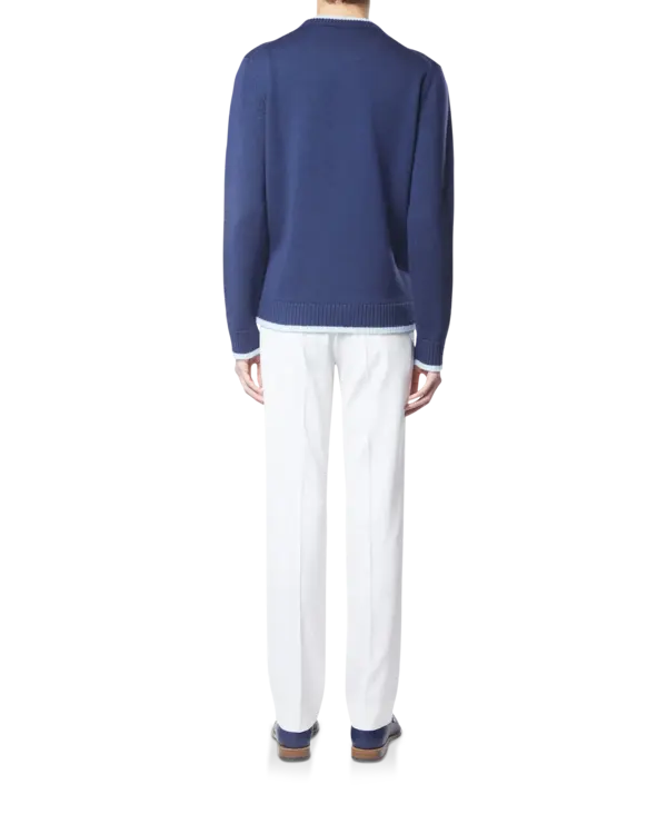 Casablanca Logo Degrade Intarsia Jumper