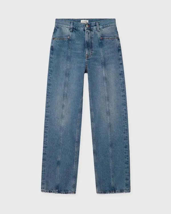 HOUSE OF DAGMAR Loose Fit Wide Leg Jeans