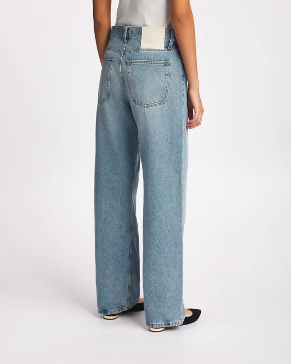 HOUSE OF DAGMAR Loose Fit Wide Leg Jeans
