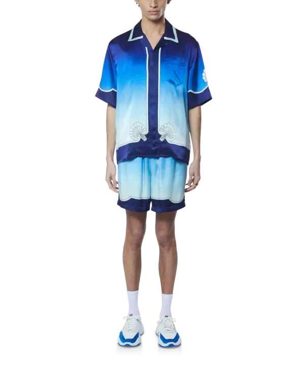 Casablanca Place Vendome Silk Shorts