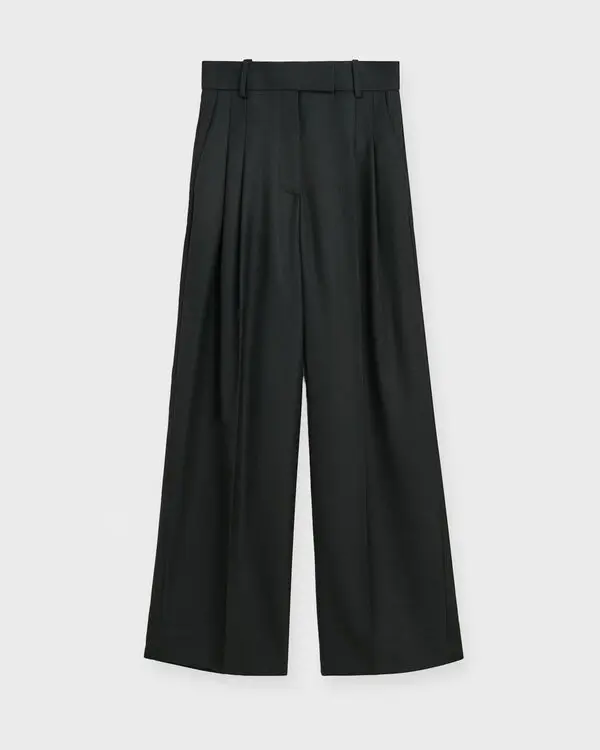 BY MALENE BIRGER Cymbaria Wide-leg Tailored Trousers - Black