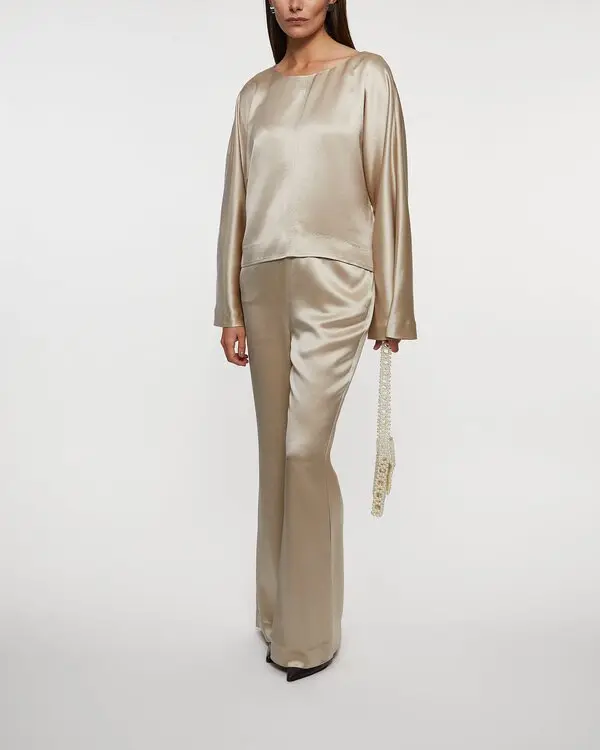 WAKAKUU Palermo Satin Blouse