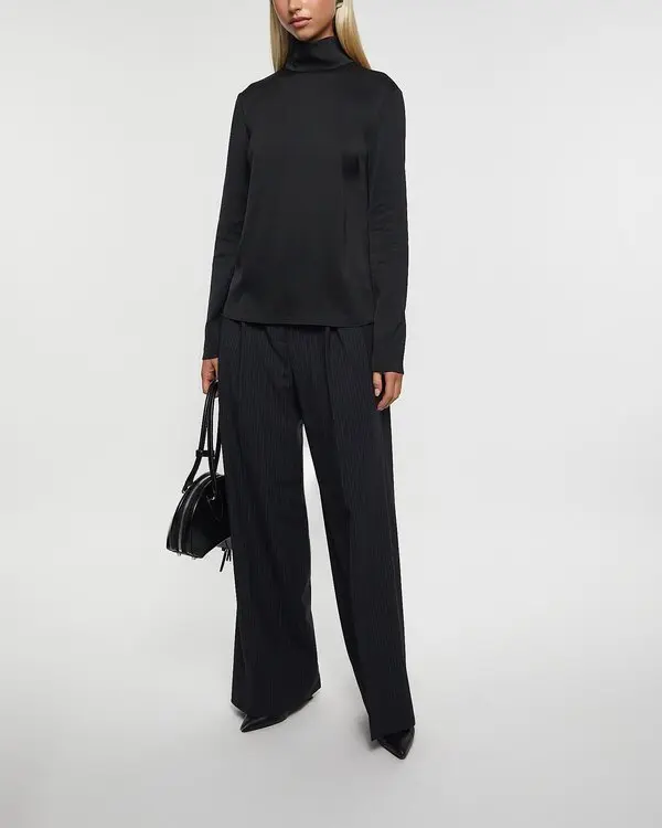 Filippa K Satin Turtleneck Blouse
