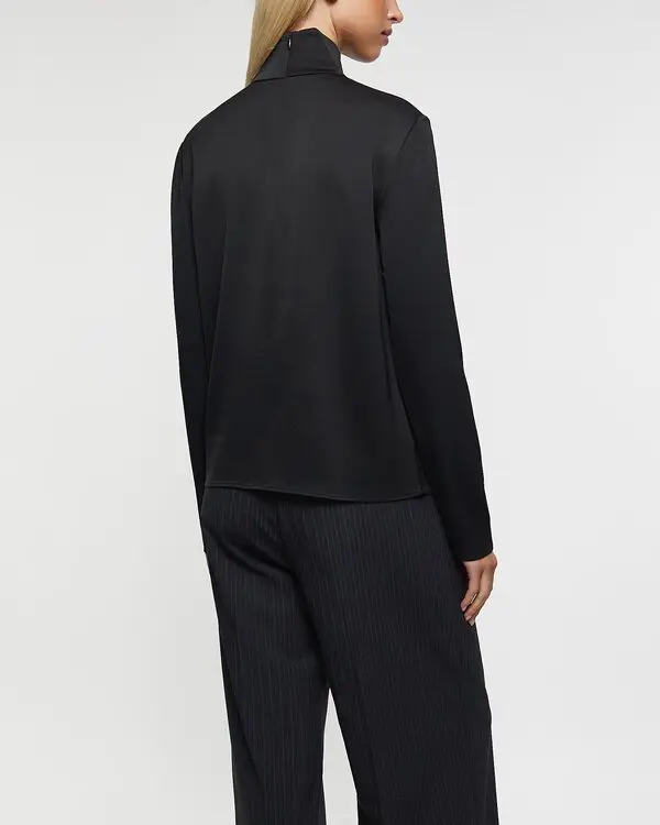 Filippa K Satin Turtleneck Blouse