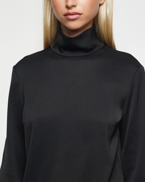 Filippa K Satin Turtleneck Blouse