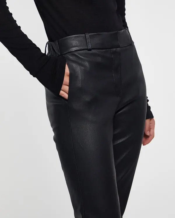 WAKAKUU Stretch Leather Trousers