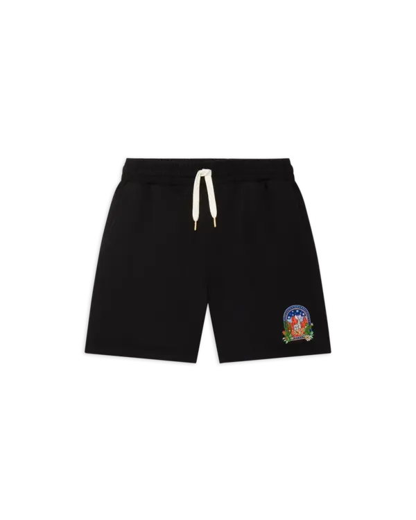 Casablanca L'arche Du Desert Nuit Sweatshort - Black