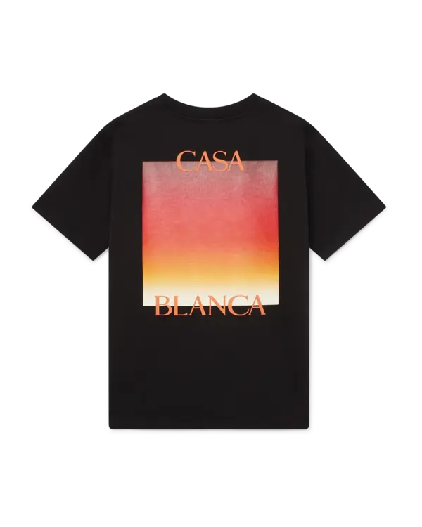 Casablanca Gradient Square Short Sleeve T-shirt - Multicolor