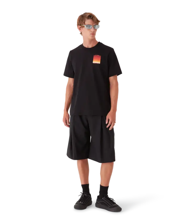 Casablanca Gradient Square Short Sleeve T-shirt - Multicolor
