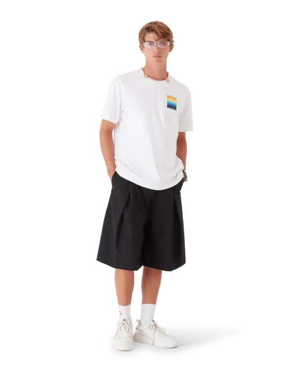 Casablanca Gradient Square Short Sleeve T-shirt - Yellow