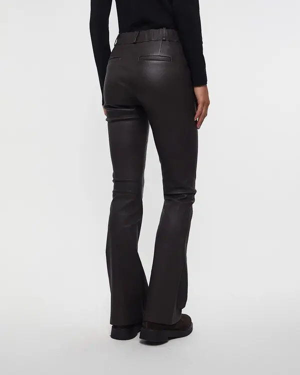 WAKAKUU Stretch Leather Trousers