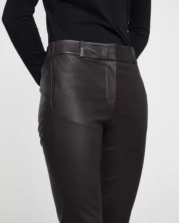WAKAKUU Stretch Leather Trousers