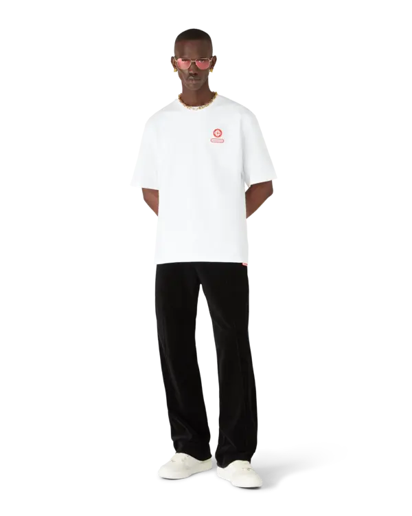 Casablanca Logo Patch Short Sleeve T-shirt