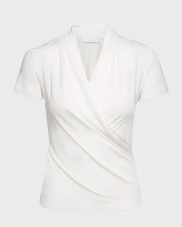 ANDIATA Fifi 2 Wrap Top - Chalk