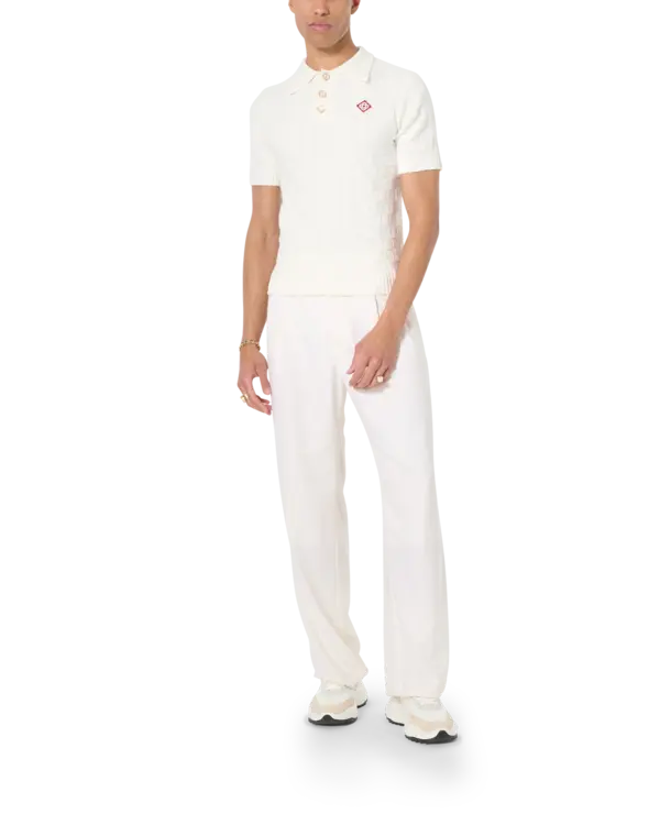 Casablanca Straight Leg Wool Trousers
