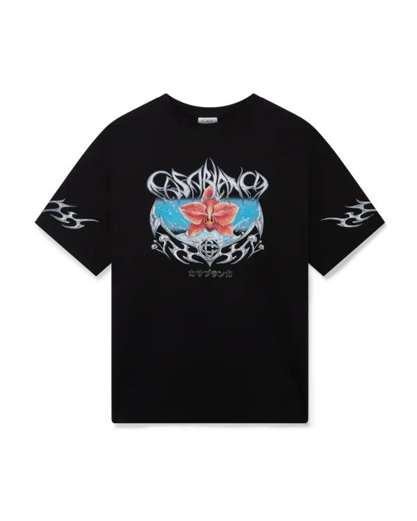 Casablanca Blades Oversized Short Sleeve T-shirt - Red