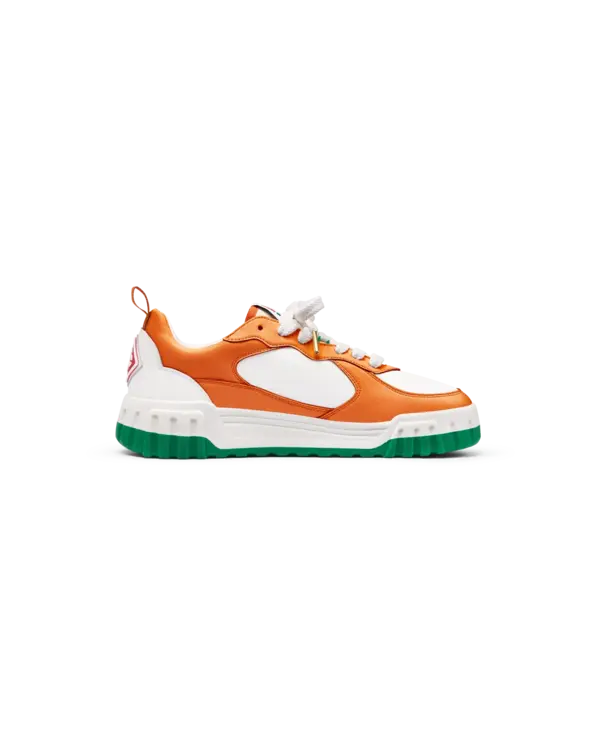 Casablanca Court Sneakers & White - Orange
