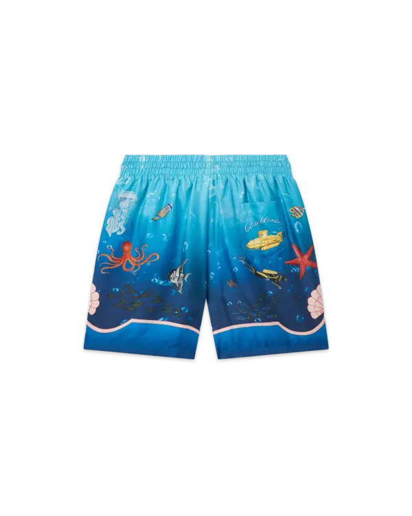 Casablanca Silk Printed Shorts