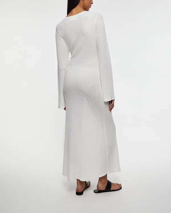 WAKAKUU Crochet Knit Dress