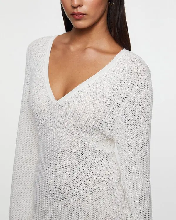 WAKAKUU Crochet Knit Dress