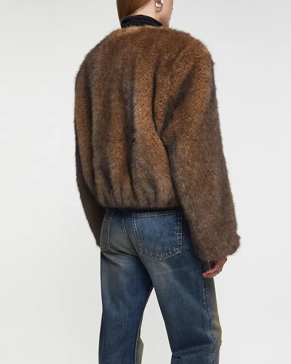 STAND STUDIO Karly Faux Fur Jacket