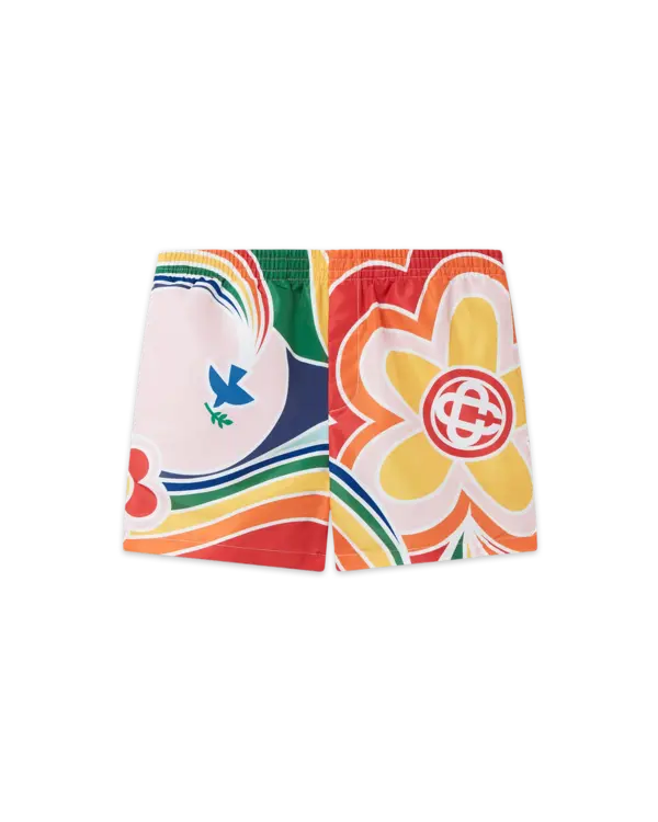 Casablanca Le Pouvoir Des Fleurs Swim Trunks - Multicolor
