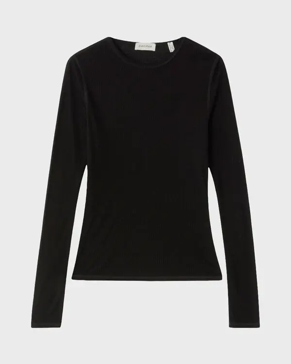 HOUSE OF DAGMAR Lyocell Long Sleeve Top