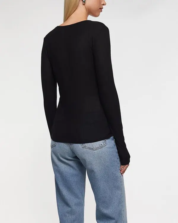 HOUSE OF DAGMAR Lyocell Long Sleeve Top