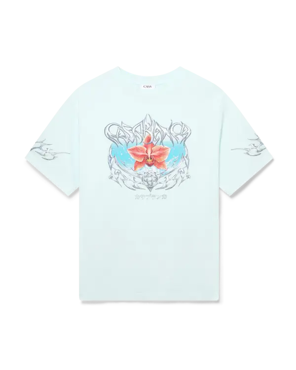 Casablanca Blades Oversized Short Sleeve T-shirt - Red