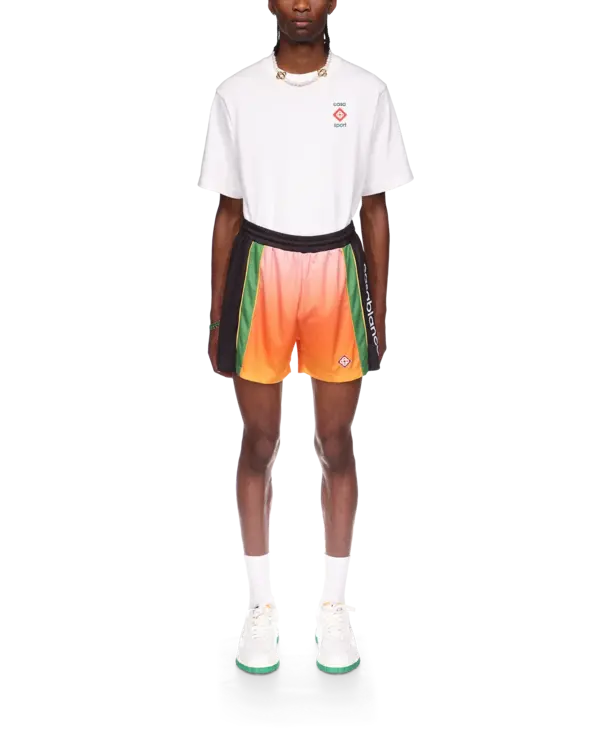Casablanca Gradient Football Shorts - Multicolor