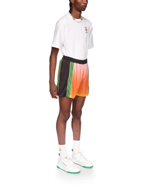 Casablanca Gradient Football Shorts - Multicolor