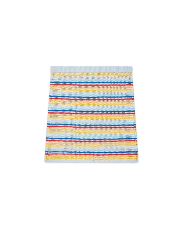 Casablanca Knit Stripe Skirt