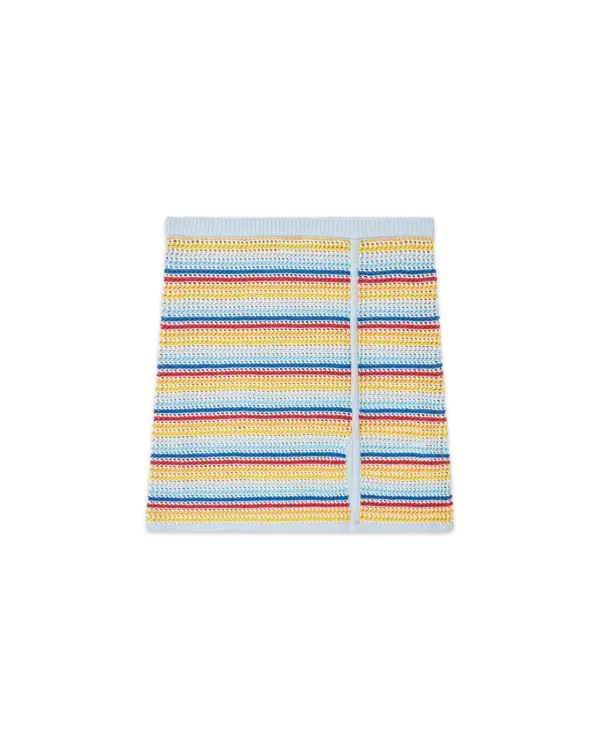Casablanca Knit Stripe Skirt