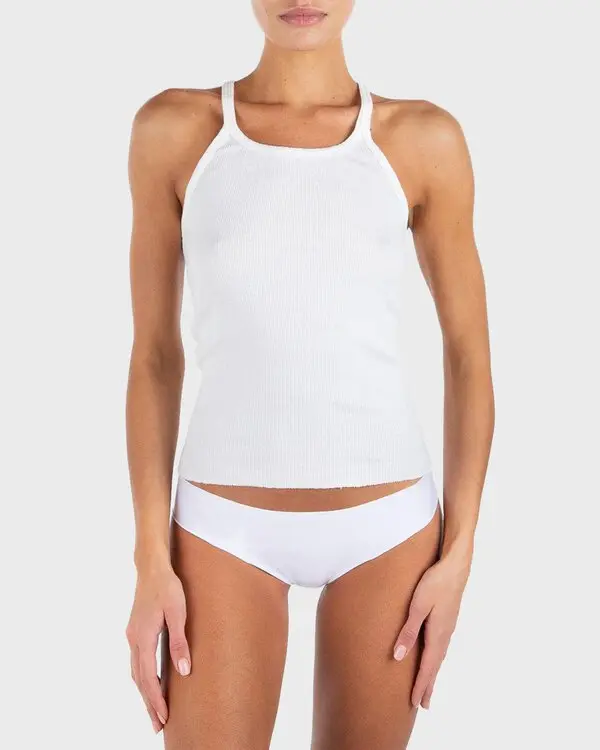 Eterne Rib Tank Top - Ivory