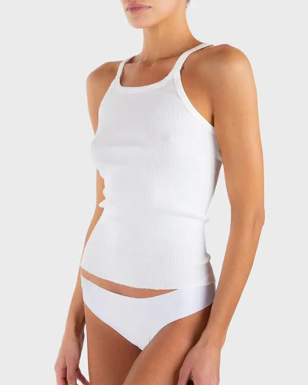 Eterne Rib Tank Top - Ivory