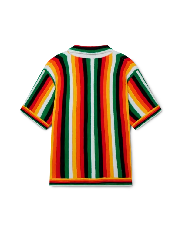 Casablanca Striped Towelling Shirt
