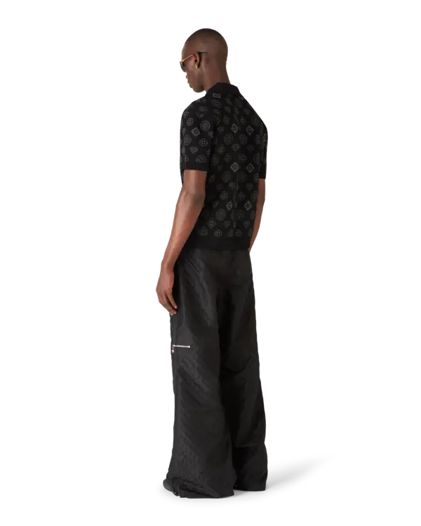 Casablanca Monogram Jacquard Polo