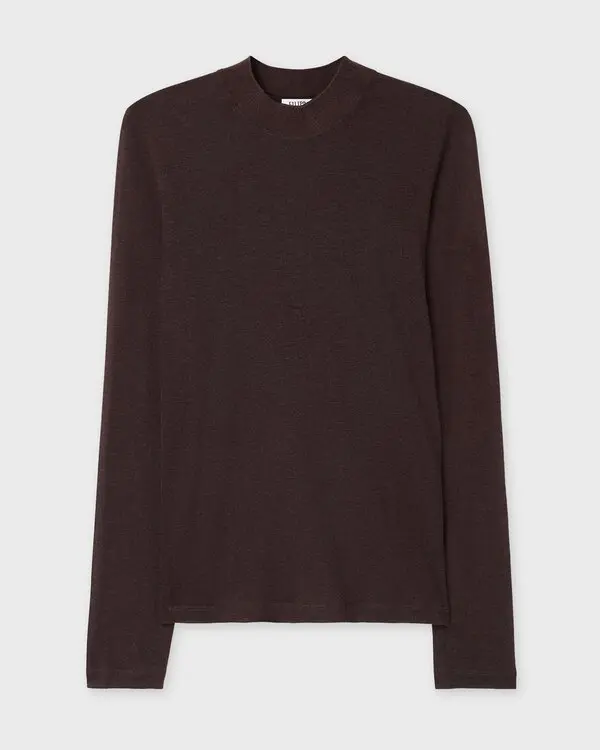 Filippa K Lyocell Cashmere Mock Neck Top