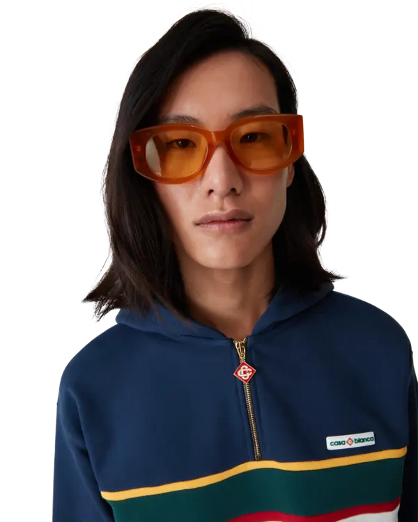 Casablanca The Memphis Rectangle Sunglasses - Multicolor