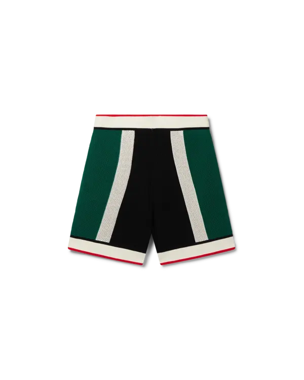 Casablanca Striped Mesh Shorts