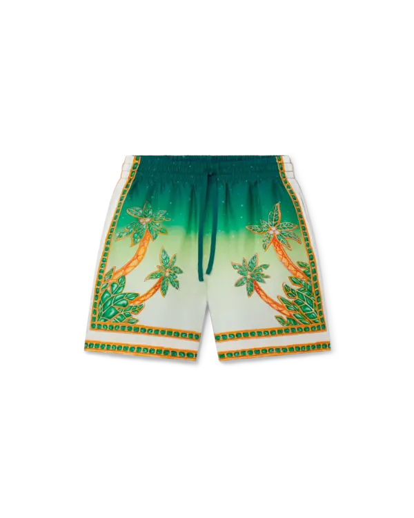Casablanca Joyaux D'afrique Silk Shorts