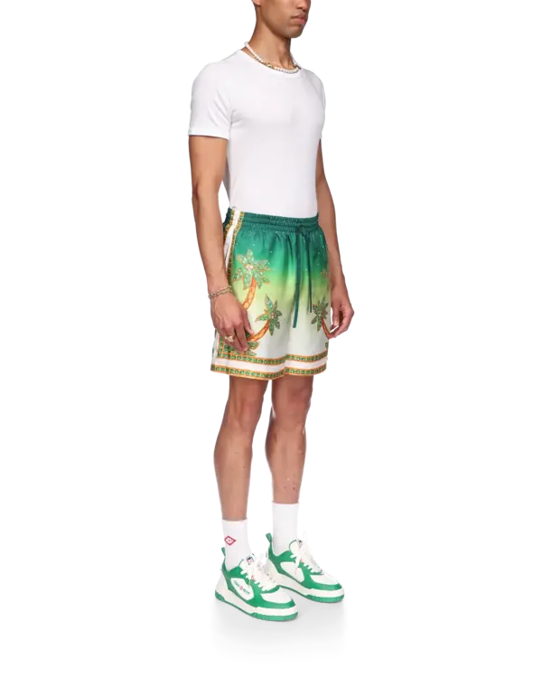 Casablanca Joyaux D'afrique Silk Shorts