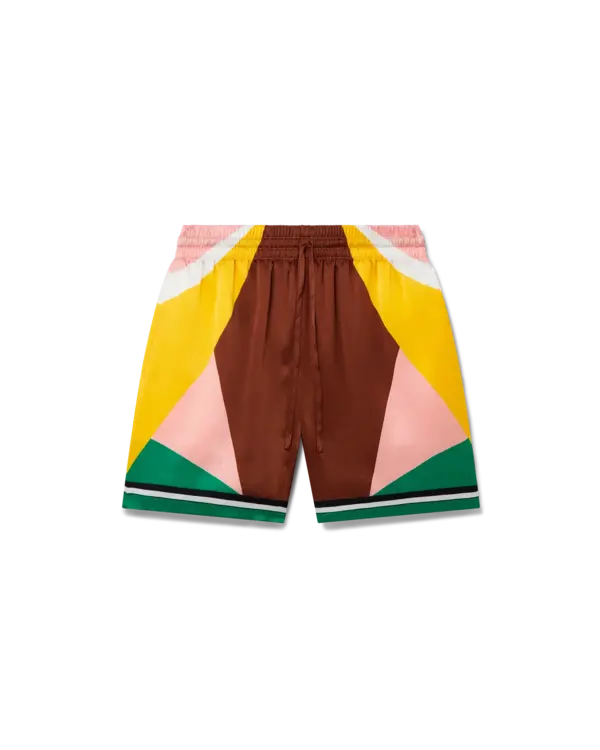 Casablanca Casa Sport Silk Shorts - Multicolor