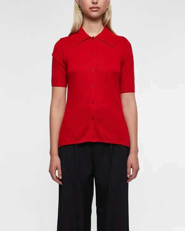 BY MALENE BIRGER Dotta Blouse - Red