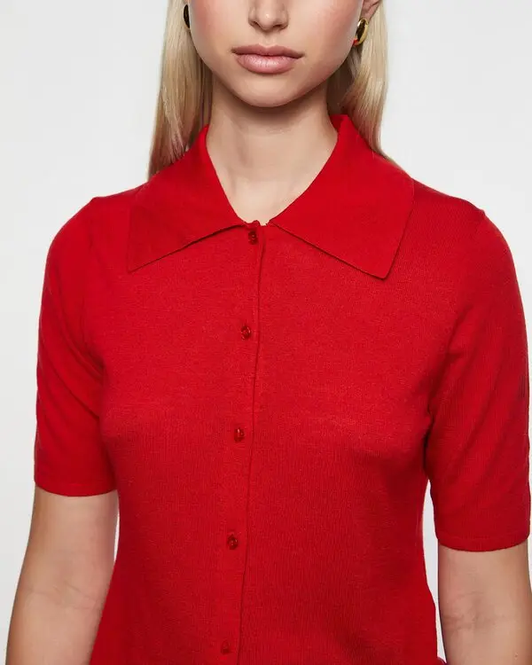BY MALENE BIRGER Dotta Blouse - Red