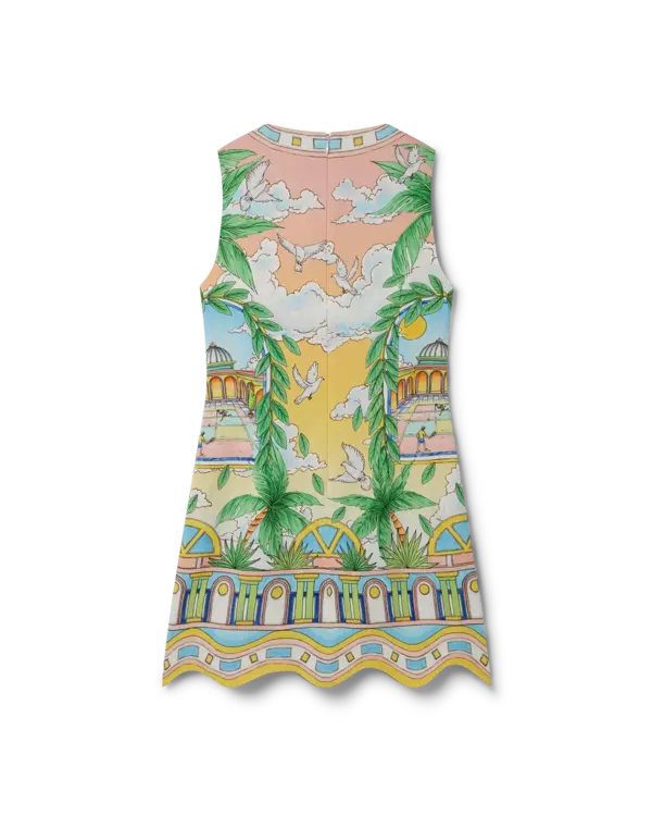 Casablanca Paysage Ideal Cocktail Mini Dress