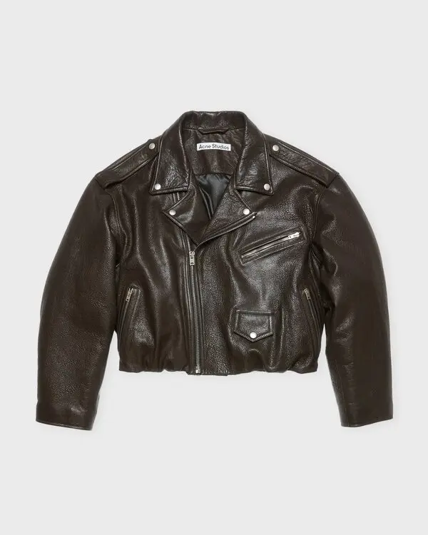 Acne Studios Leather Biker Jacket