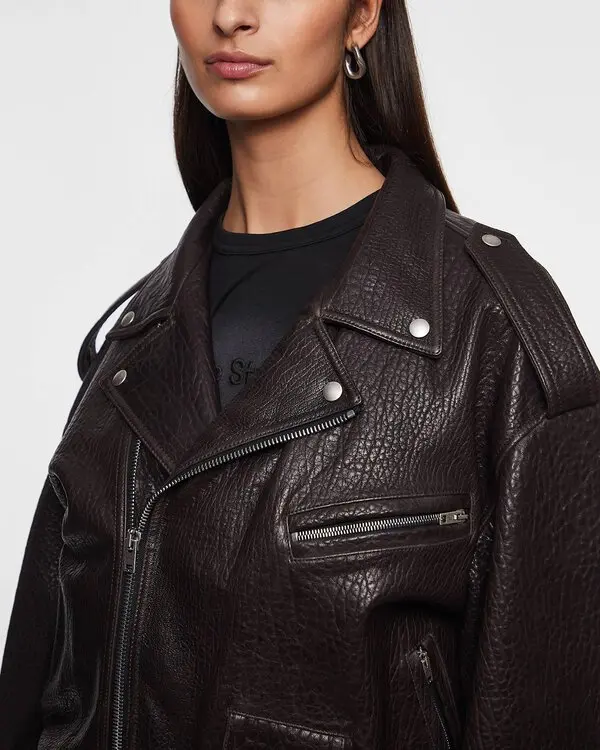 Acne Studios Leather Biker Jacket