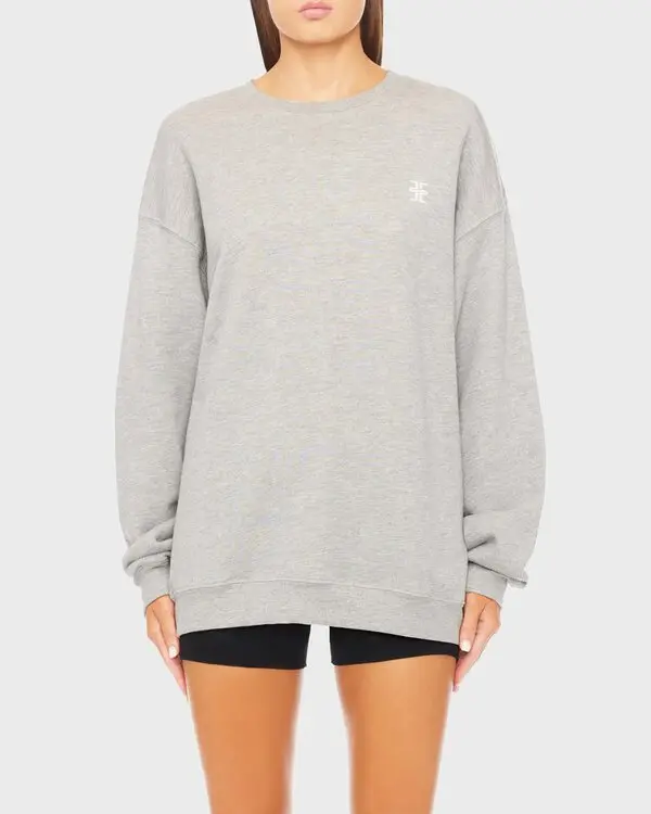 Eterne Oversized Crewneck Sweatshirt
